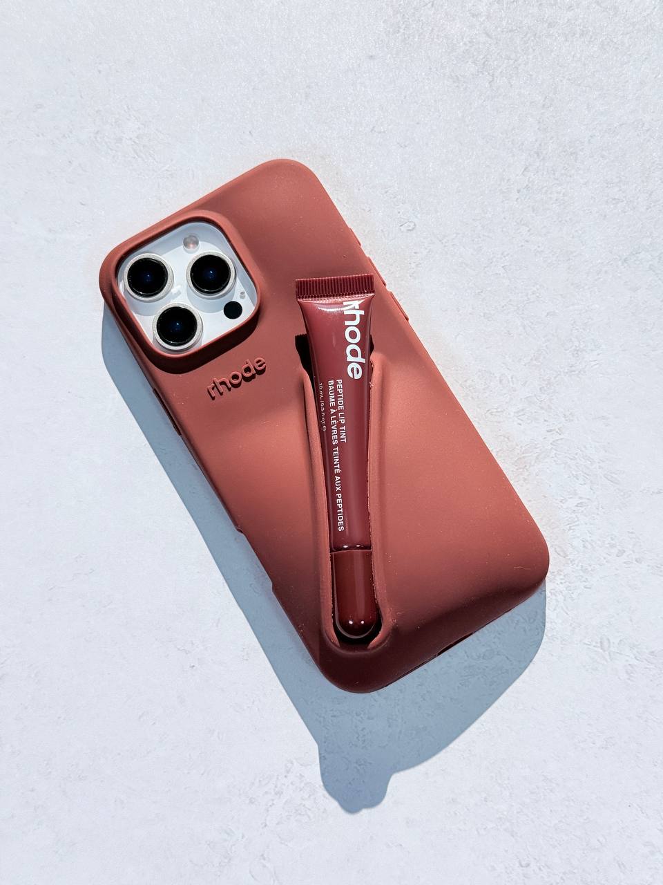 خرید قاب RHODE به همراه لیپ گلاس و پک Espresso + ترند 2025