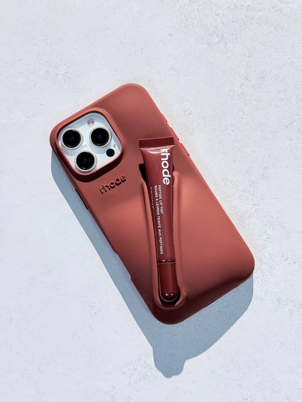 خرید قاب RHODE به همراه لیپ گلاس و پک Espresso + ترند 2025